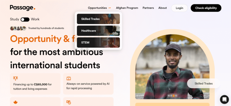 How to Secure up to $65,000 Loan from Passage to Finance your Studies ...